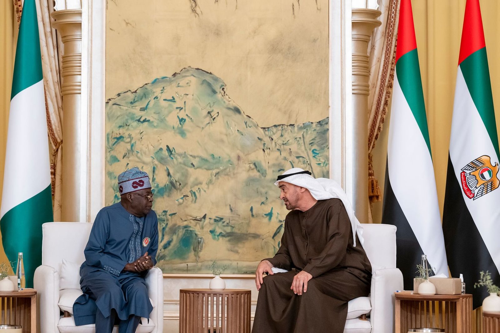 UAE President Welcomes Nigerian Leader, Italian Prime Minister