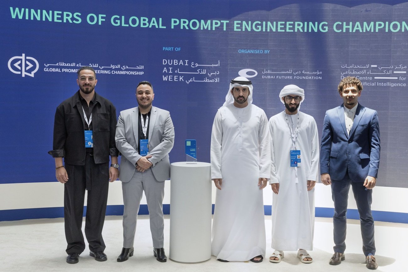 Dubai Crown Prince Hamdan Honors Global Prompt Engineering Winners