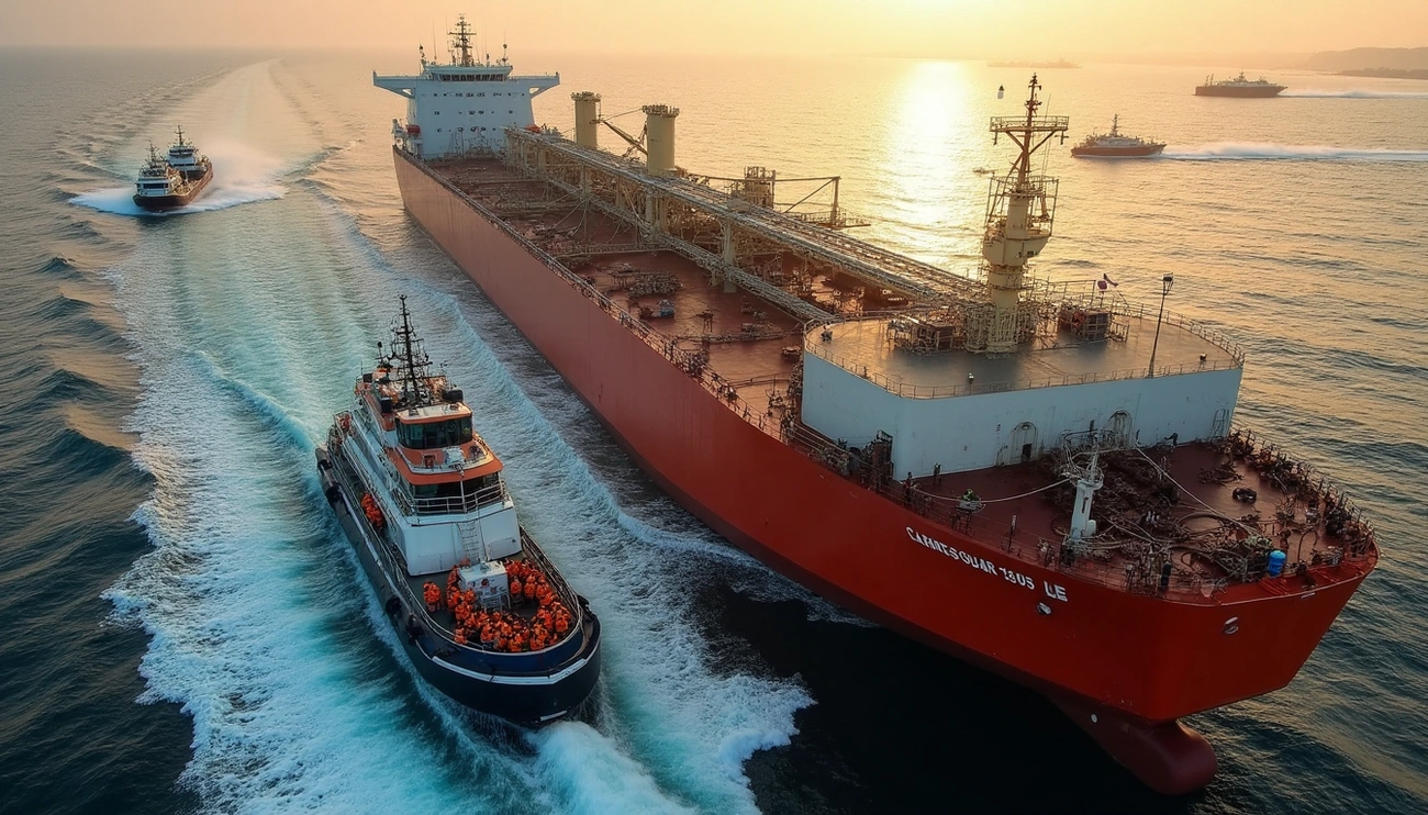 UAE Coast Guard Saves 24 Crew in Sea of Oman Crisis