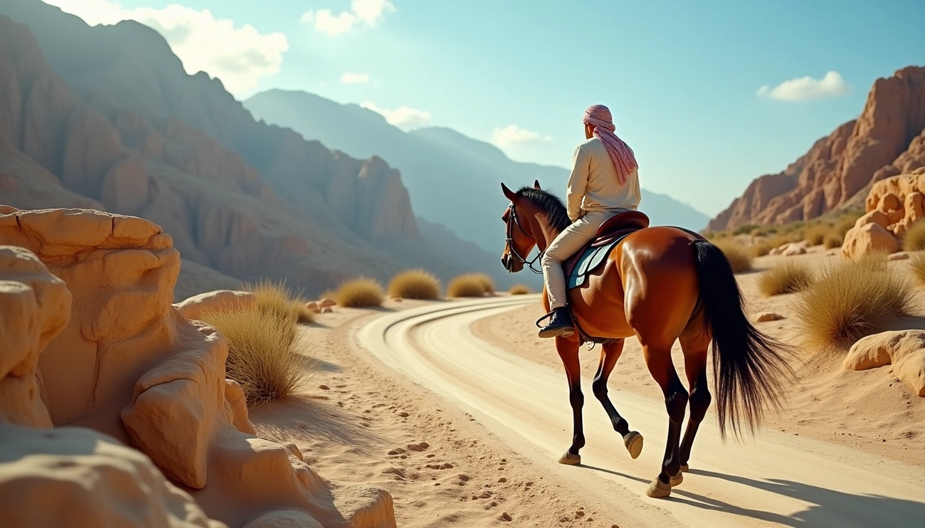 Dubai Opens First Mountain Equestrian Track in Hatta