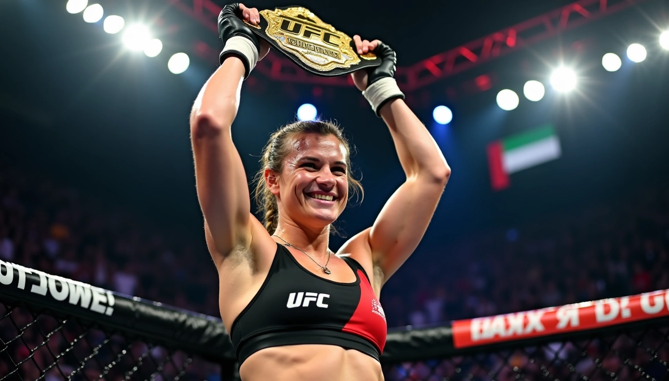 Mackenzie Dern Makes History as First UFC Female Champion in Abu Dhabi